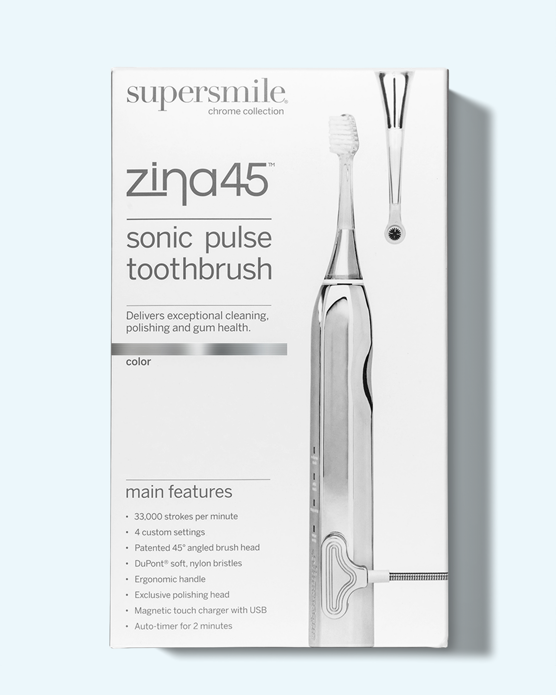 Zina45™ Sonic Pulse Toothbrush | Supersmile – supersmile